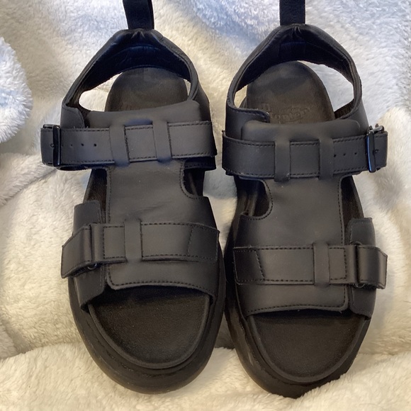 Dr. Martens | Shoes | Dr Martens Docs Kamilah Black Leather Platform ...